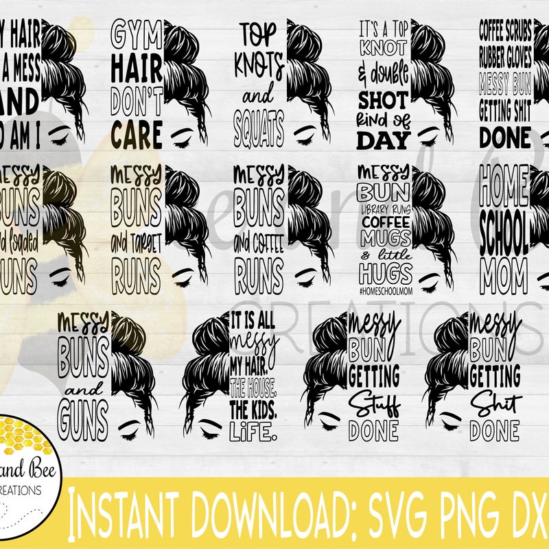 Its All Messy Svg - Etsy