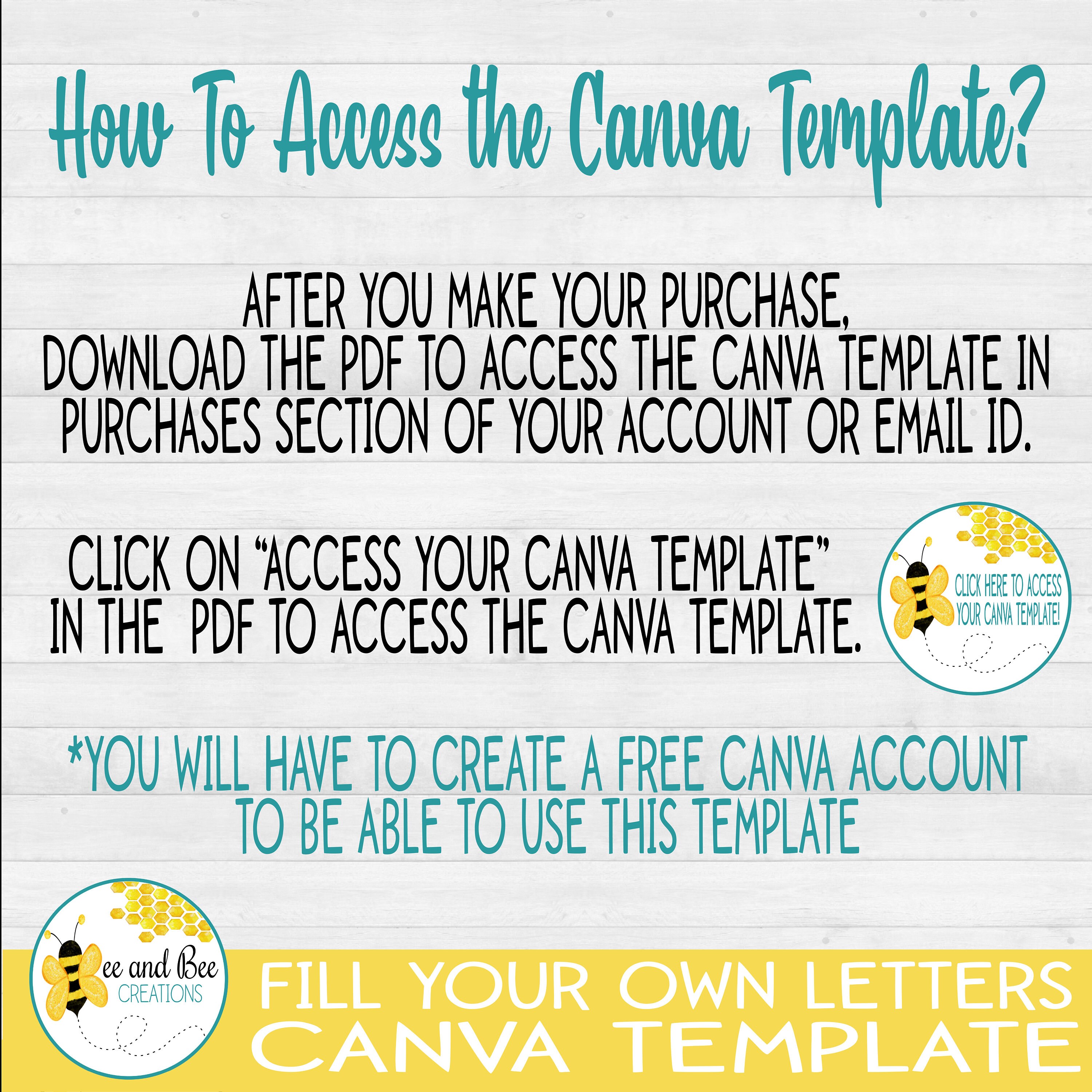 Fill Your Own Scallop Monogram Letters on CANVA, Sublimation Drag and ...