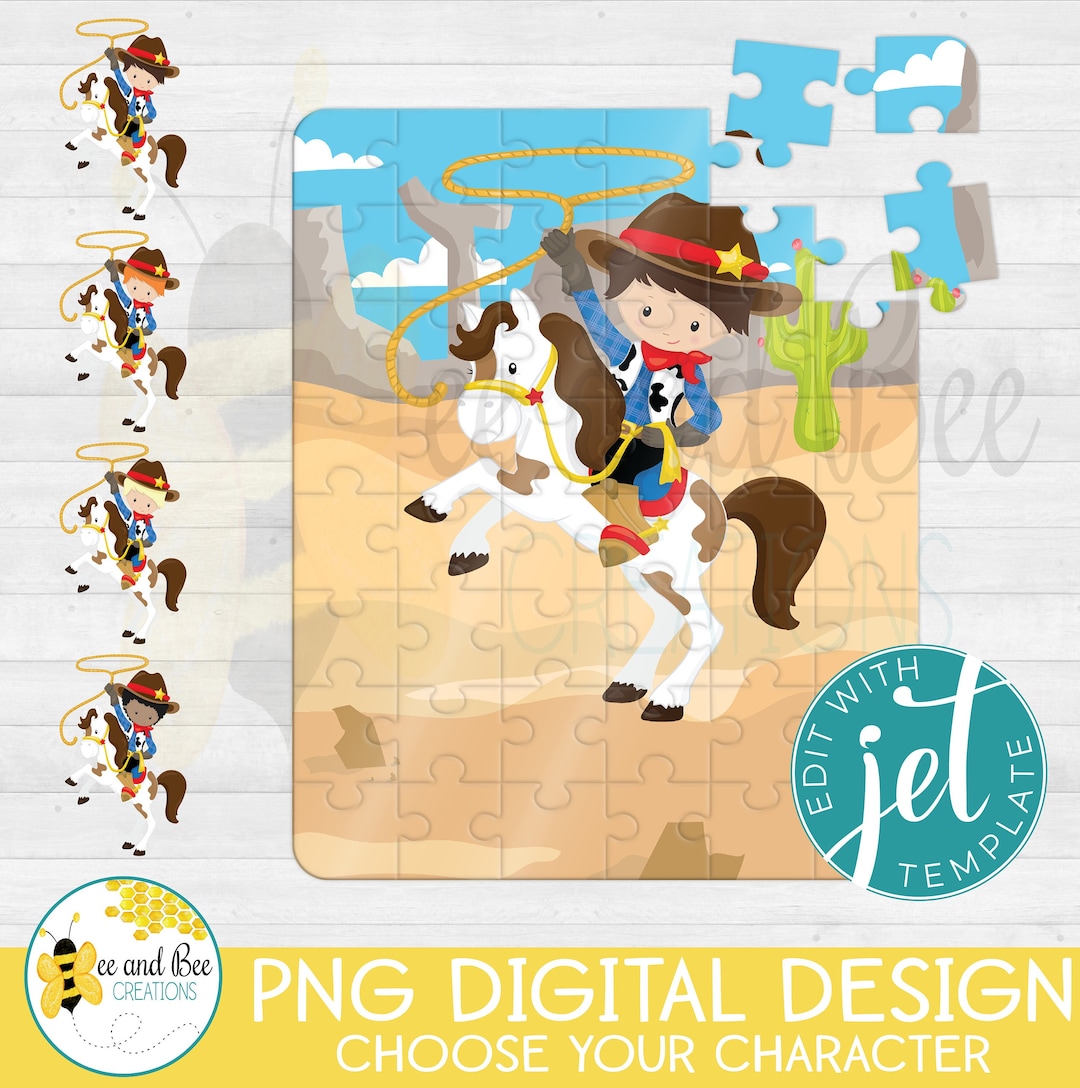 Western Puzzle - Custom Puzzle PNG File - Personalized Puzzle ...