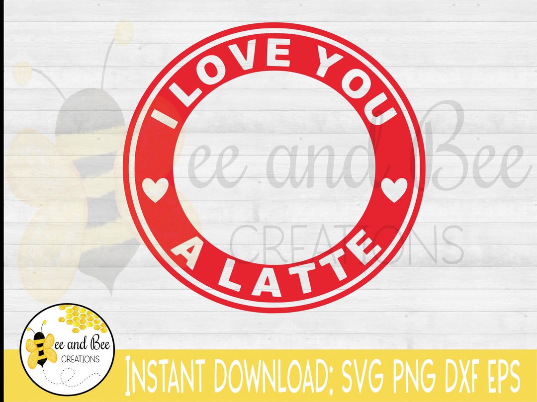 I Love You a Latte - VALENTINE'S DAY Starbucks Ring - Etsy