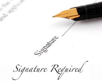 ADD Signature Confirmation to Shipment - Etsy