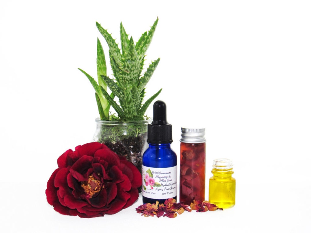 Rose & Chamomile Face Serum: Natural, Rejuvenating Skincare (15ml) - Etsy