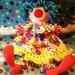 CARLY CLOWN Made to Order, Clown Doll, Clown Outfit, Clown Collar, 16 ...