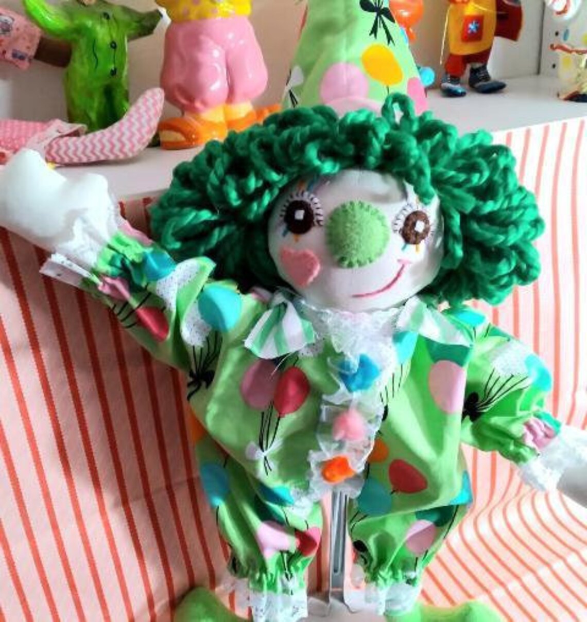 LIMEY CLOWN 16 Inches Clown Doll Gender Neutral Doll Happy | Etsy