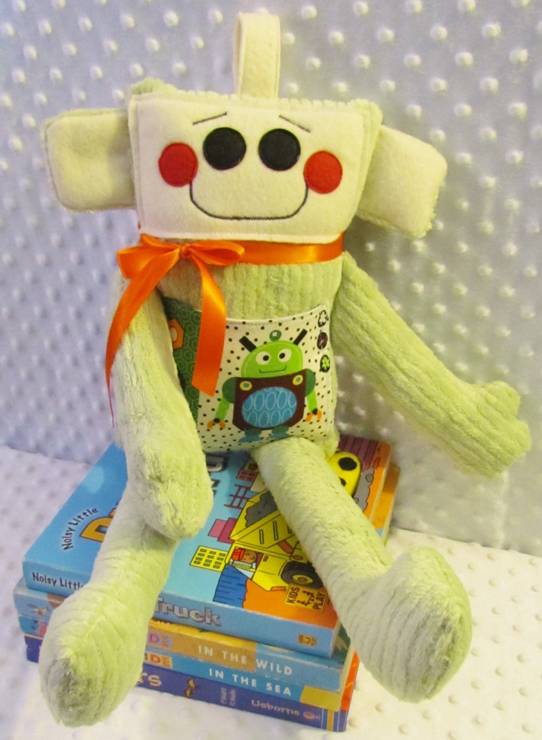 CUTIE-BOT PLUSHIE Made to Order Stuffed Robot Toy Robot - Etsy UK