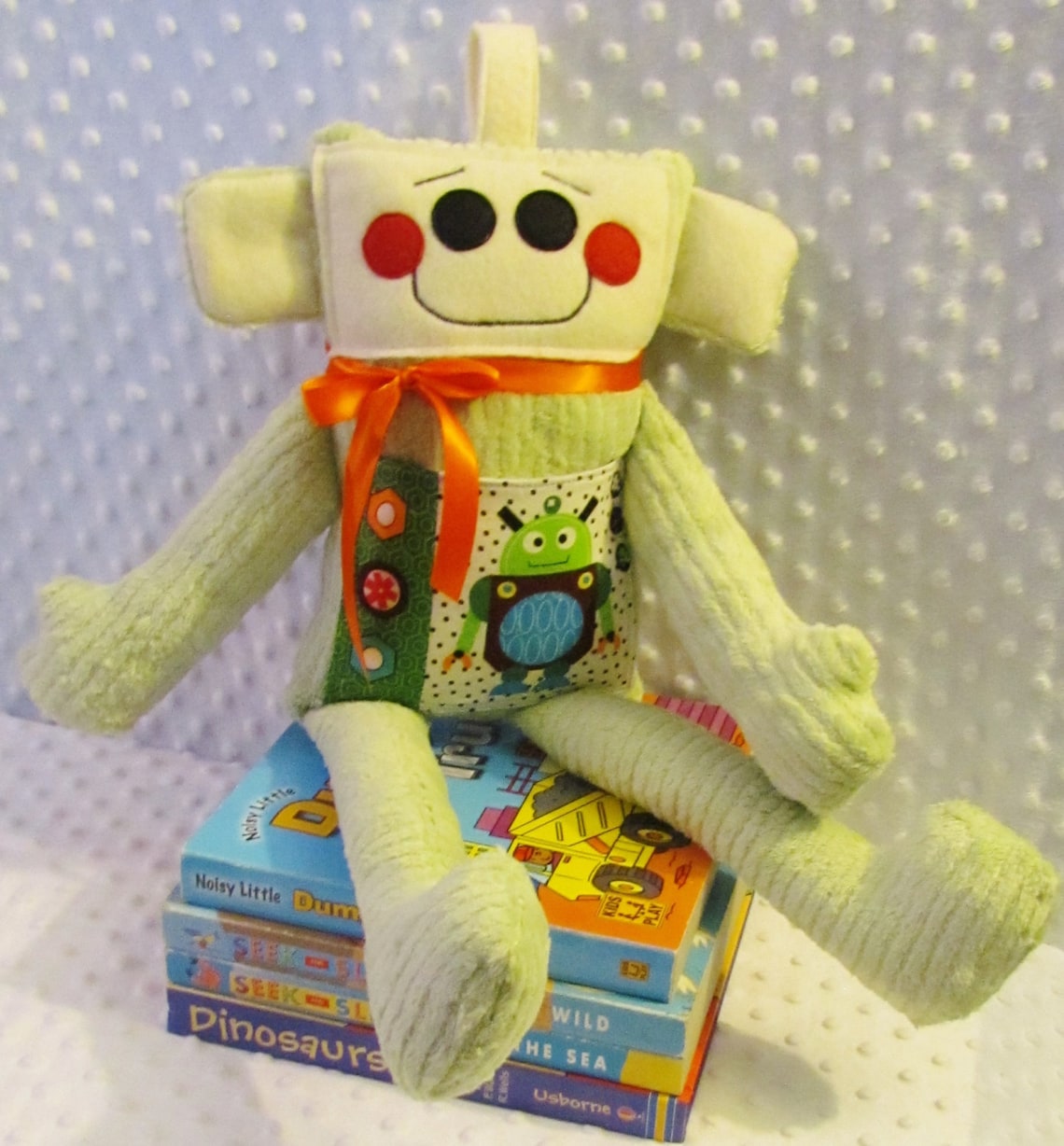 CUTIE-BOT PLUSHIE Made to Order Stuffed Robot Toy Robot - Etsy