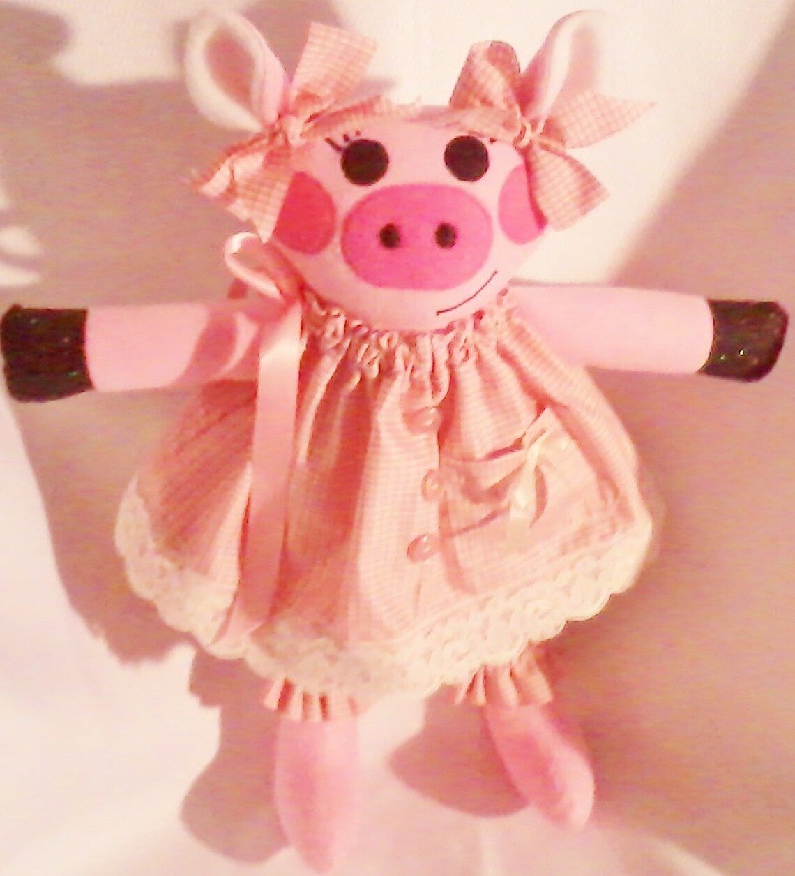 PENNY PIG Made to Order Handmade 16 Inches Stuffed Pig Pig - Etsy