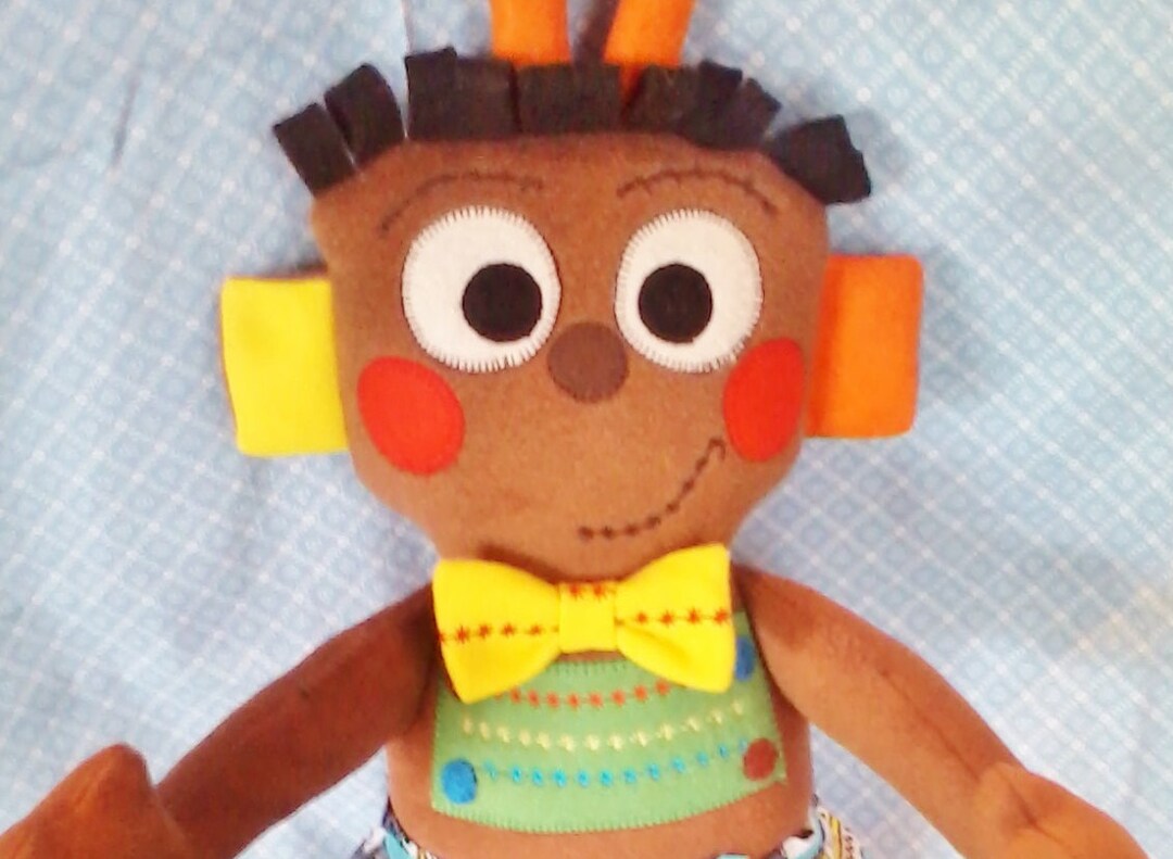 CUTIE-BOT TOBY Made to Order Handmade Robot Doll Dark Skin - Etsy