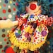 CARLY CLOWN Made to Order, Clown Doll, Clown Outfit, Clown Collar, 16 ...