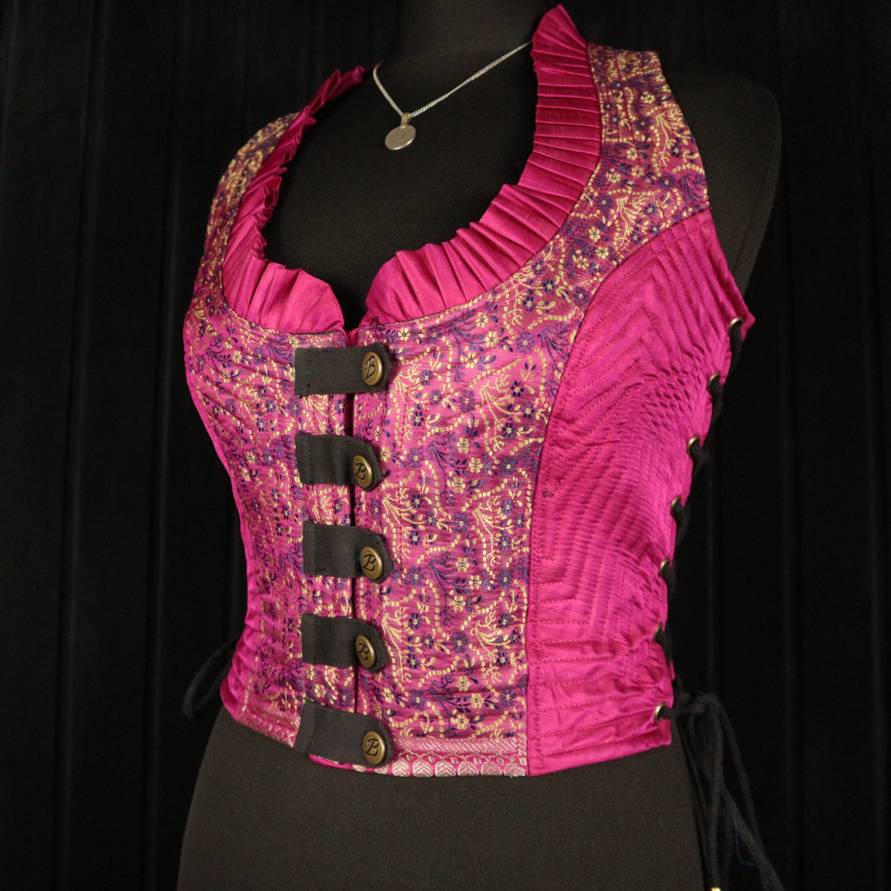 CHARLOTTE - 32"-36" Overbust MALLACA Bodice Top - Size S Adjustable ...