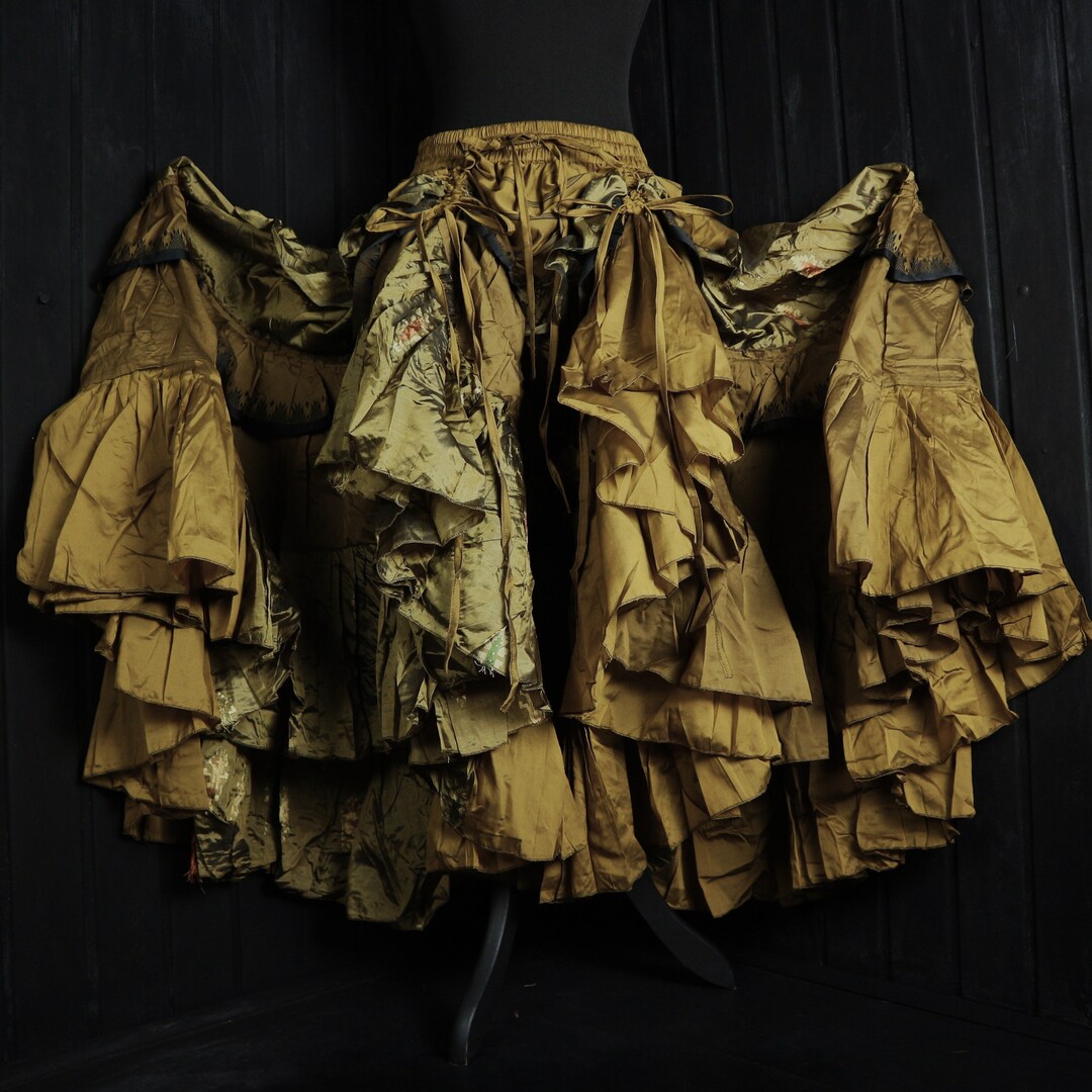 ZEPHYR 2852 Waist Adjustable VAGABOND Skirt, Length 39, Colourful Silk ...