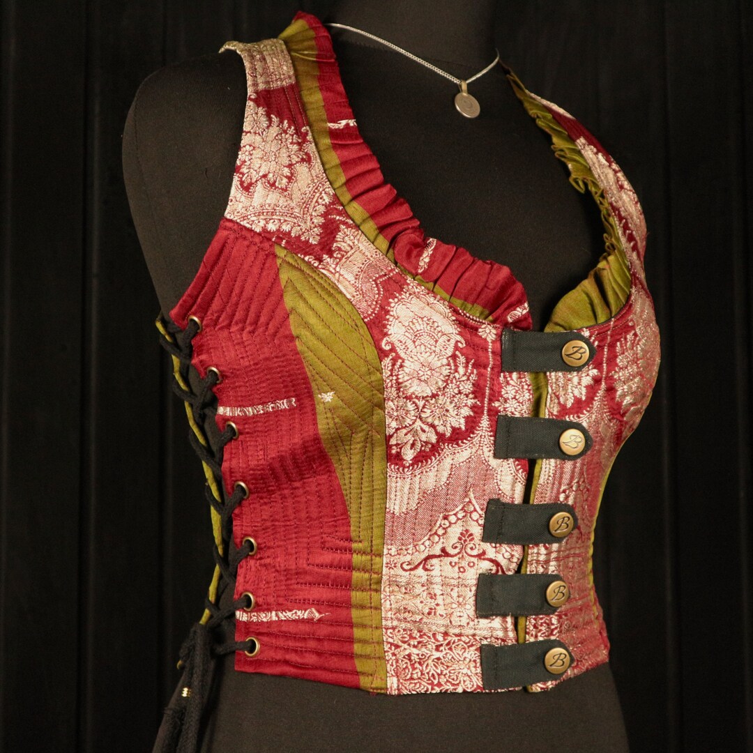 PALOMA - 32"-36" Overbust MALLACA Bodice Top - Size S Adjustable Side ...