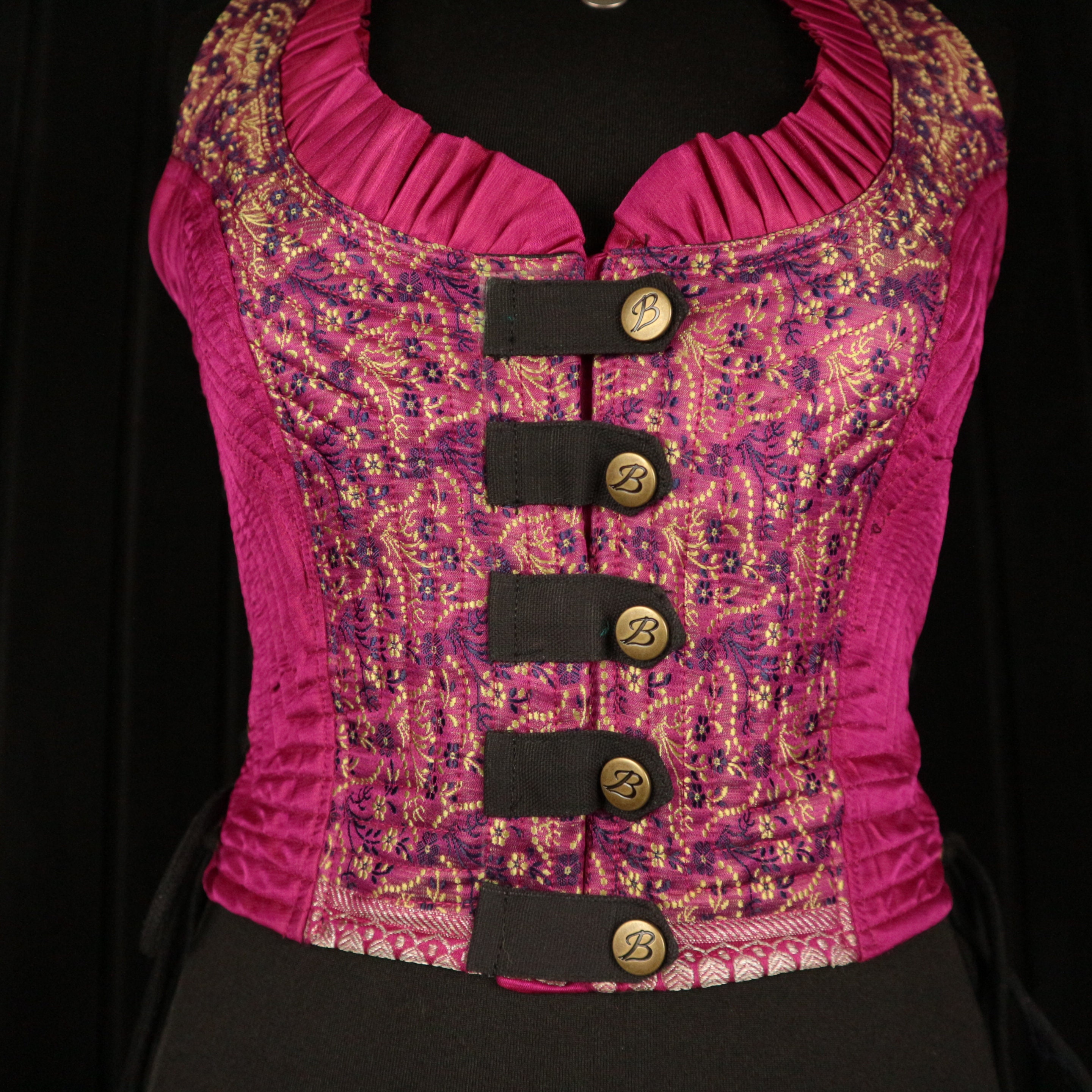 CHARLOTTE - 32"-36" Overbust MALLACA Bodice Top - Size S Adjustable ...