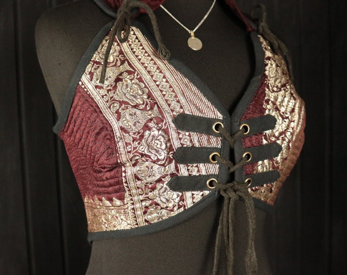 TRESSYM - 34"-36" Overbust LOTUS Bodice Top - Size L Adjustable Front ...