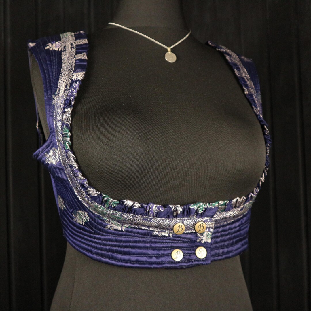 ARAXIE - 34-38" Underbust BELLA Choli - Size M-L, Adjustable Poppers ...