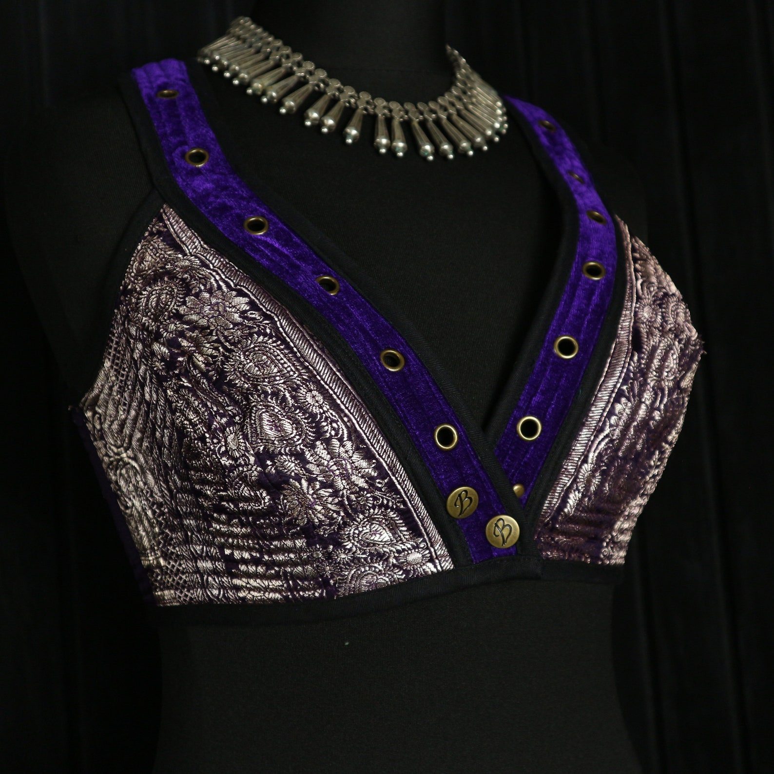 CLARA Sadie Bra - 28"-32” Bust/size S - Adjustable Fastenings, Chain ...