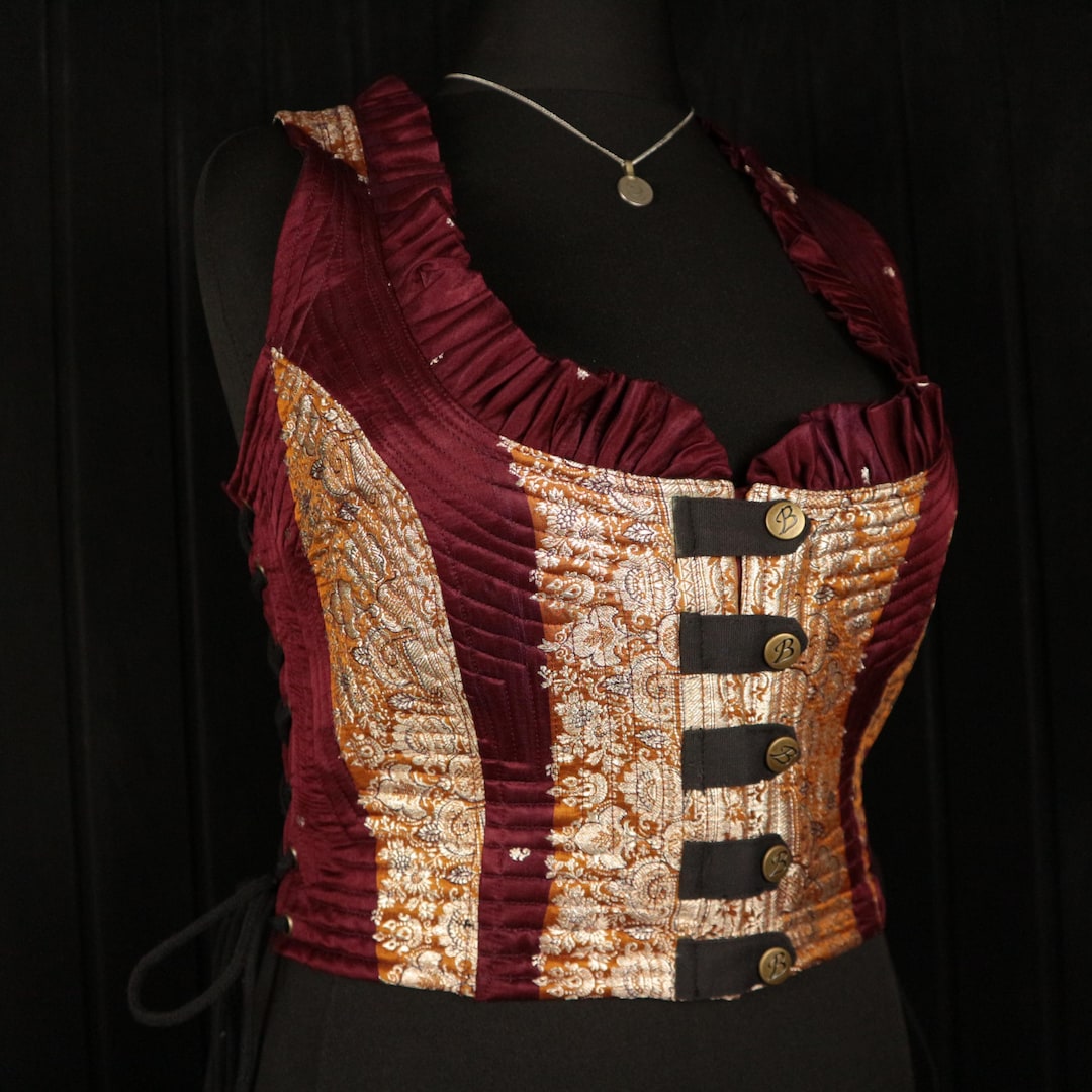 LIDIA -44"-48" Overbust MALLACA Bodice Top - Size XXL, Adjustable Side ...