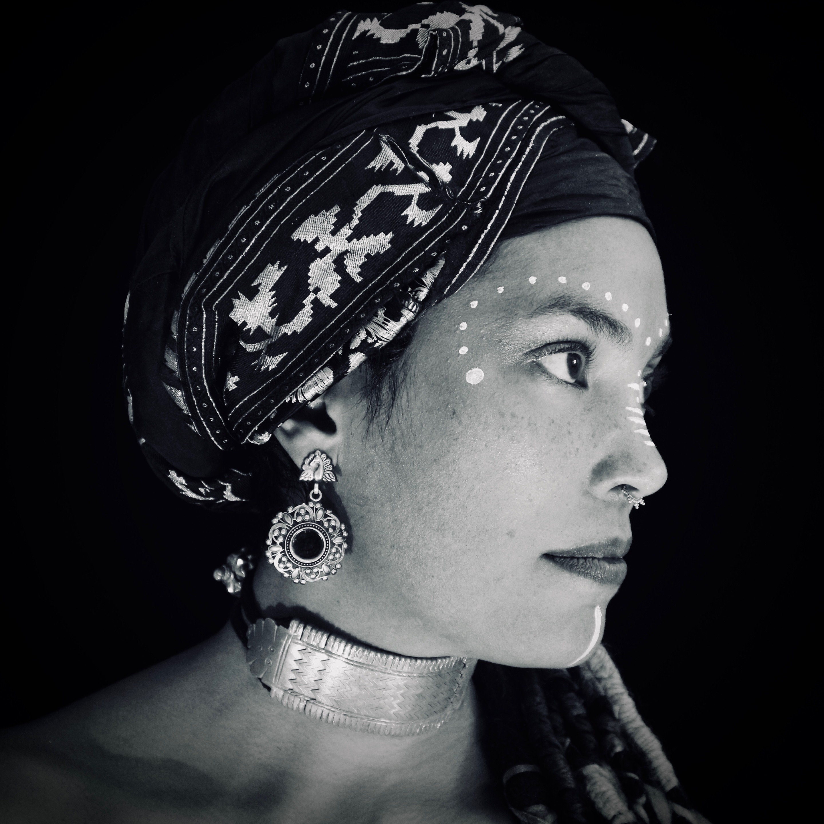 ADHITHA EARRINGS Tribal Silver Banjara ATS Ethnic - Etsy UK