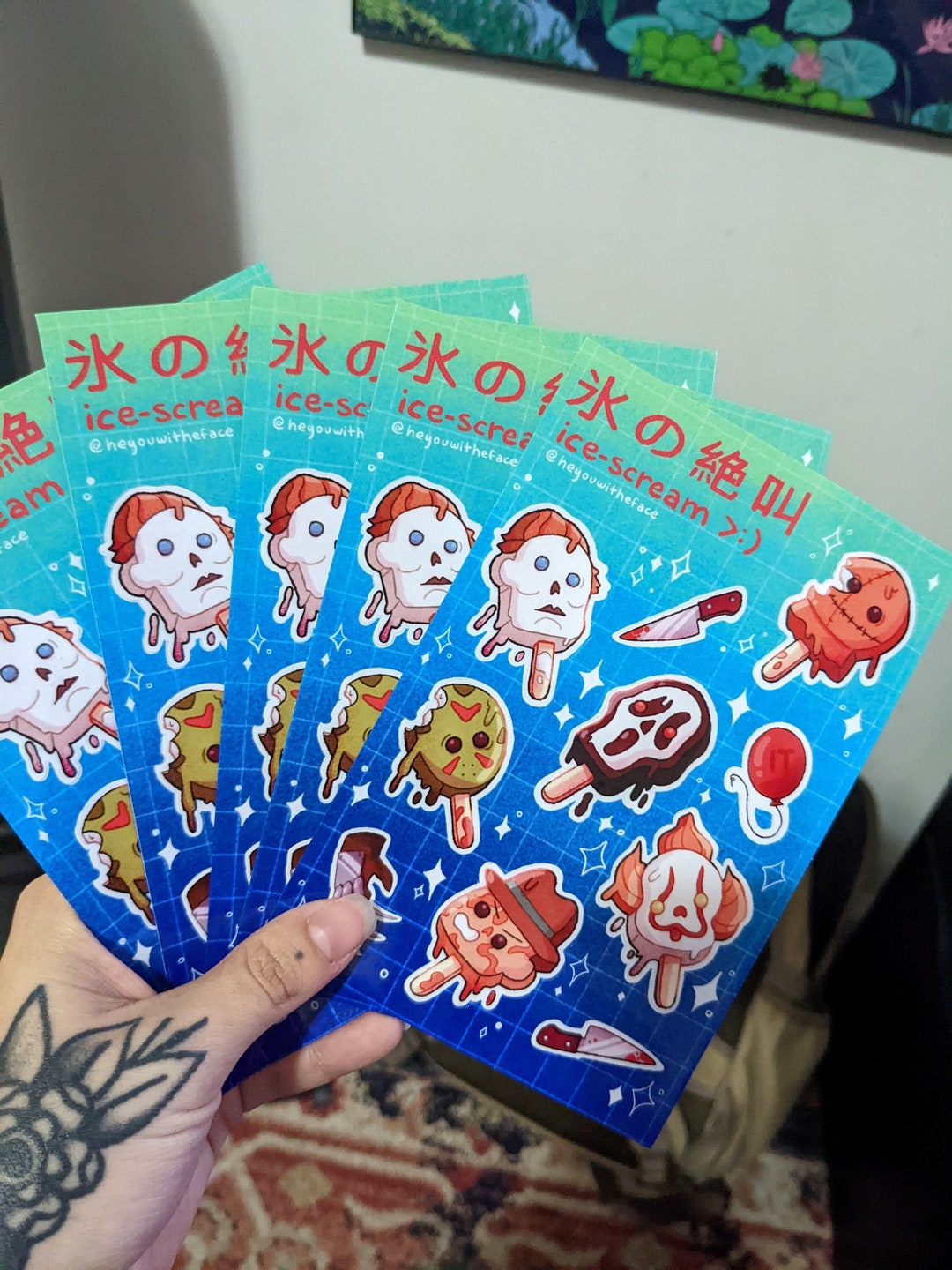 Ice-scream Sticker Sheet - Etsy