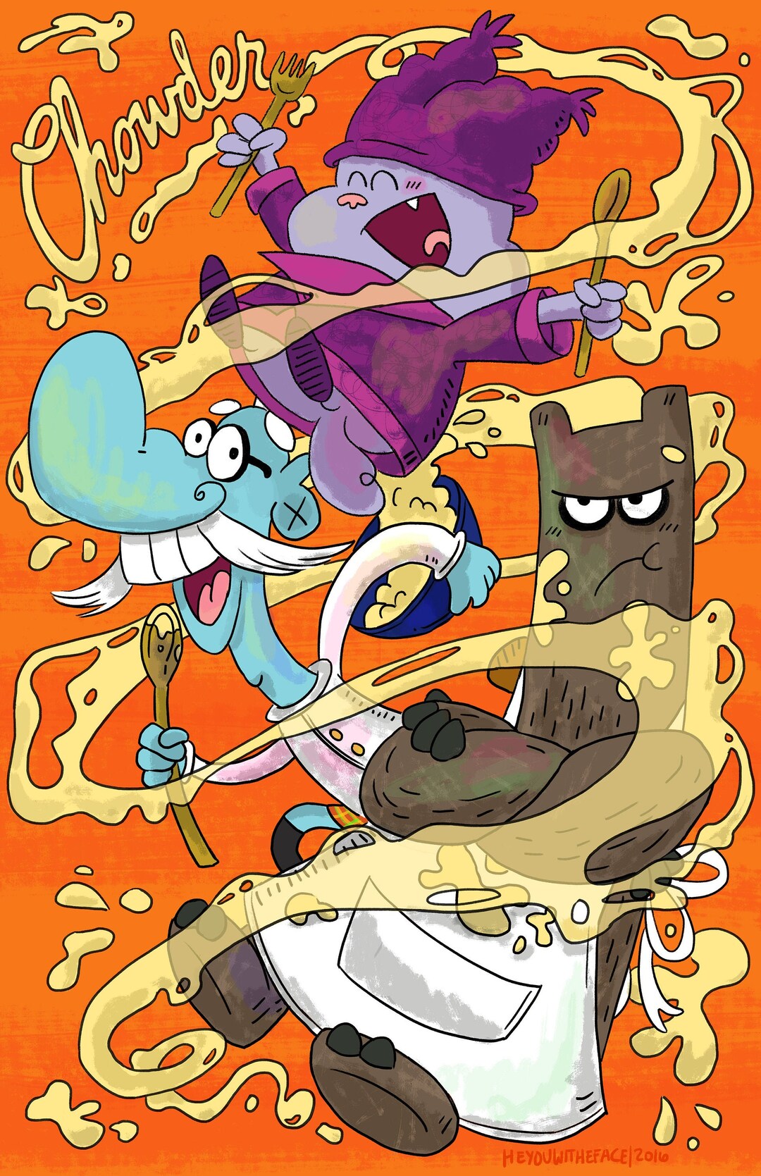 Chowder Large Poster - Etsy