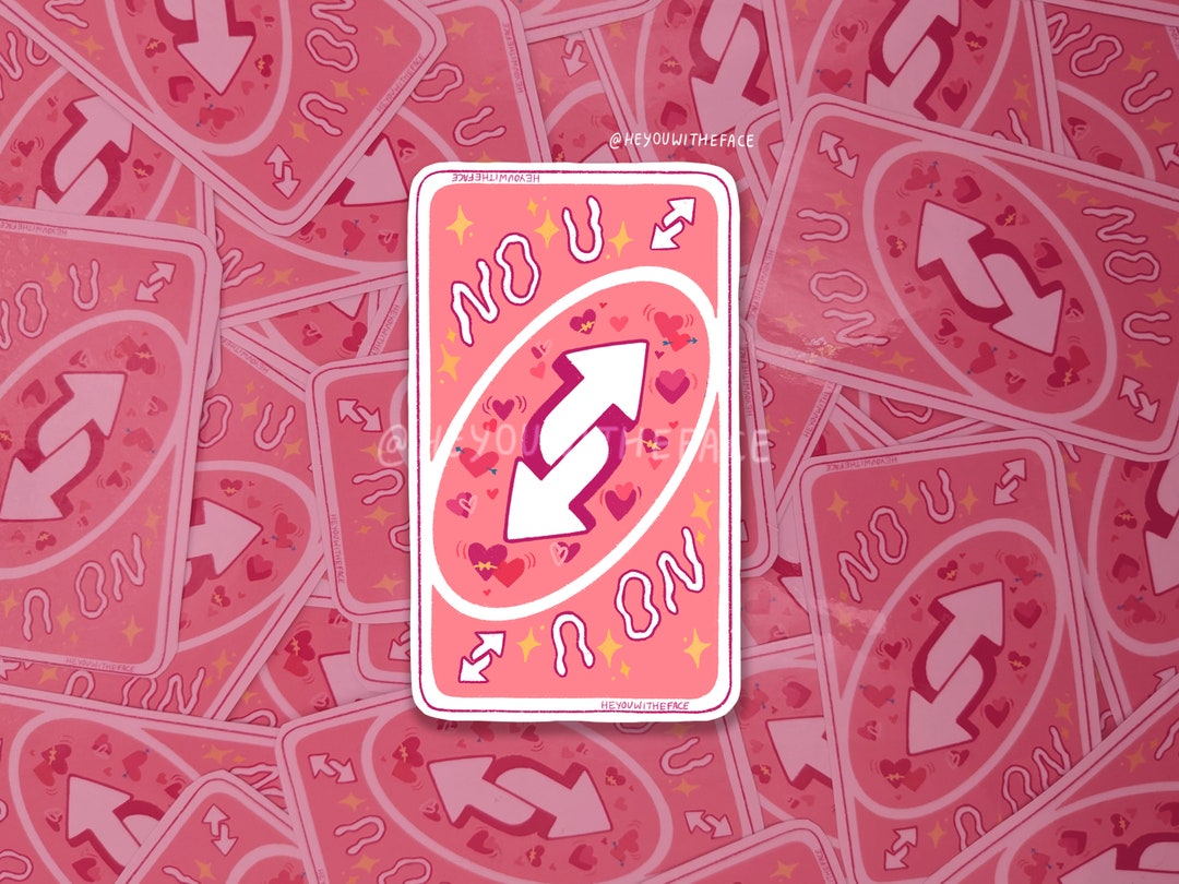 NO U Uno Reverse Kawaii Uwu Sticker - Etsy