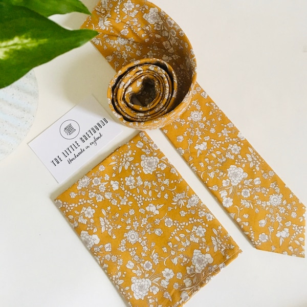 Mustard Tie - Etsy
