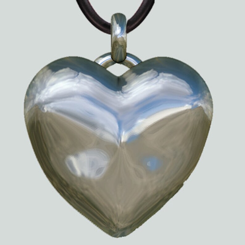 Heart Pendant beating Heart Exclusive Silverpendant, Heartpendant ...