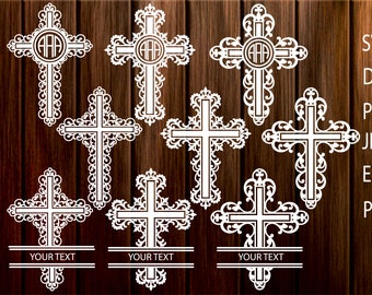 Blessed Cross SVG Cross Clipart Cross Cut File for Cricut | Etsy