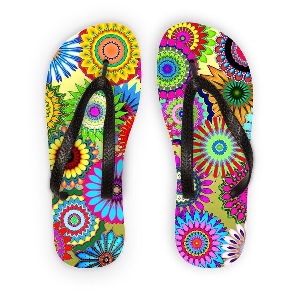 Color Flip Flops - Etsy