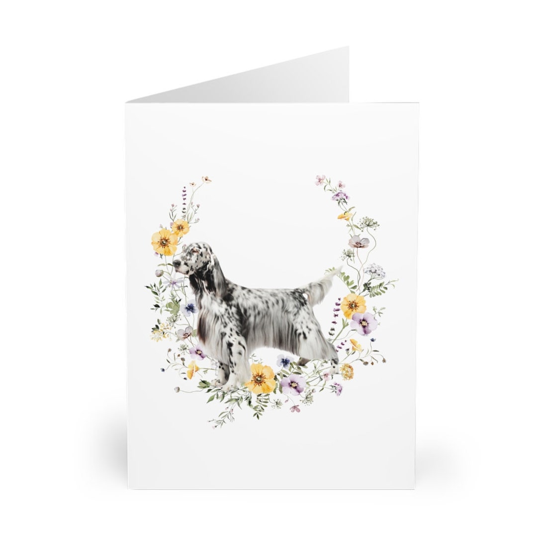 English Setter Greeting Cards 5 Pack Pet Cards Shower Gift Housewarming ...