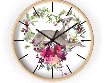Greyhound Wall Clock - Etsy