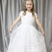 LUXURY First Communion Dress for Girl. Spanish European Style. White ...