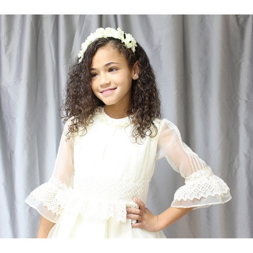 LUXURY First Communion Dress for Girl. Spanish European Style. - Etsy