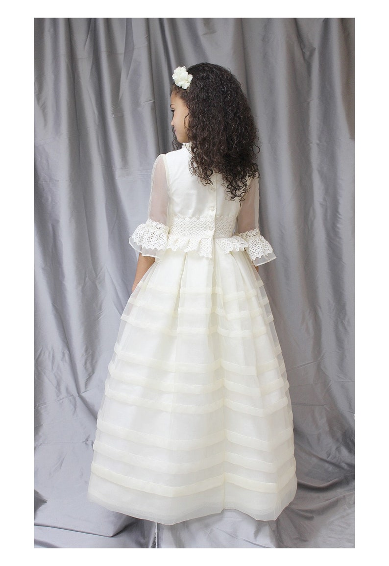 LUXURY First Communion Dress for Girl. Spanish European Style. | Etsy