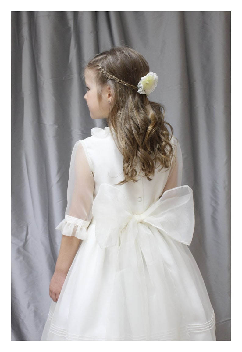 LUXURY First Communion Dress for Girl. Spanish European Style. Ivory ...