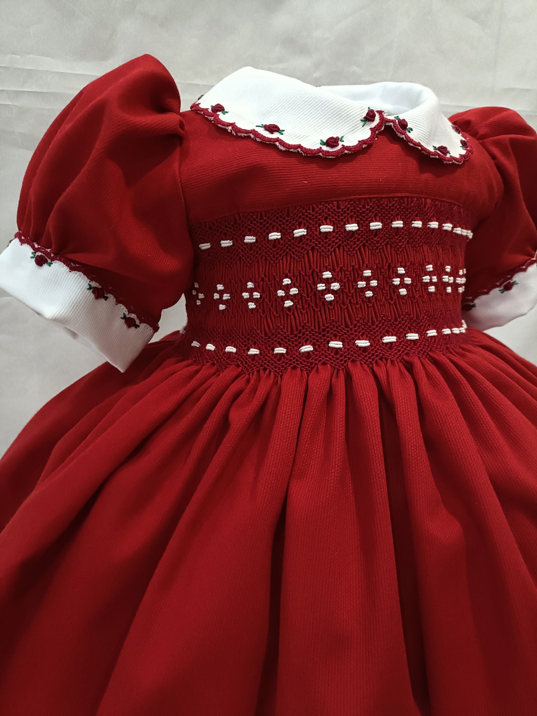 Smocking Dress Handmade in Spain, High Quality Baby Smocked Dress ...