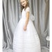 LUXURY First Communion Dress for Girl. Spanish European Style. White ...