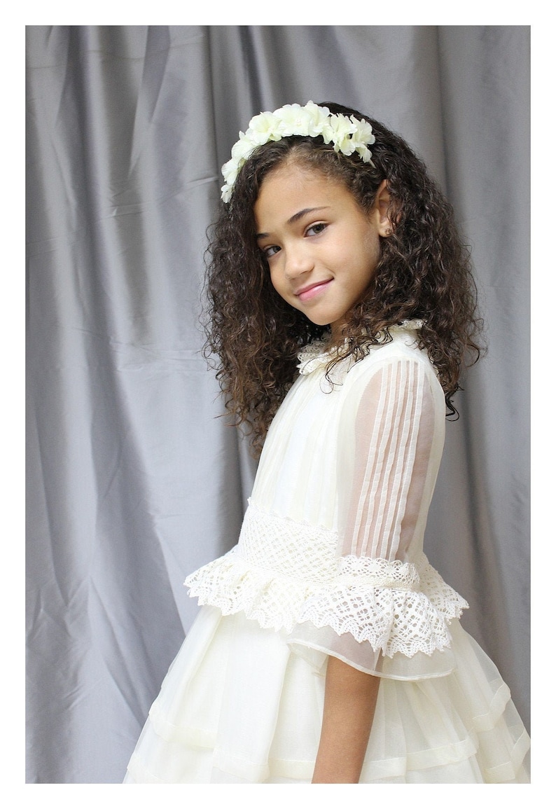 LUXURY First Communion Dress for Girl. Spanish European Style. | Etsy