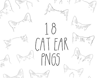 Cat Line Art - Etsy