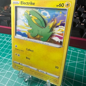 Electrike 3D Pokemon Card - Etsy