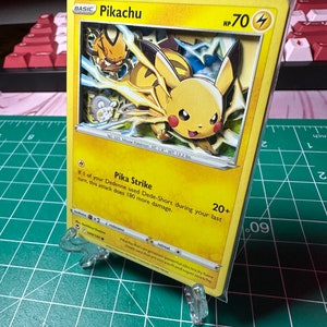 Pikachu (zappy) 3D Pokemon Card - Etsy