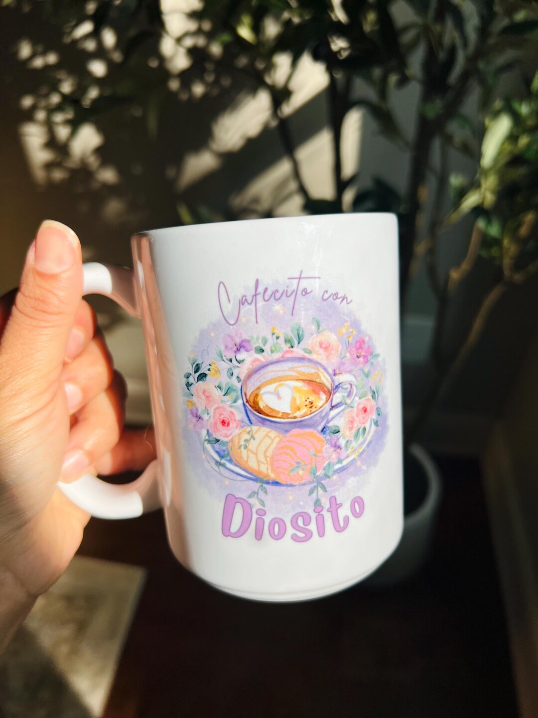 Cafecito Mug, Christian Mug, Daily Affirmation, Women of Faith, Cute ...
