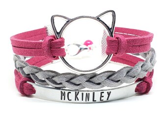 Cat bracelet | Etsy