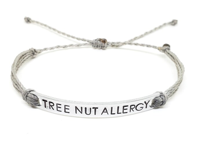 Medical Alert Bracelet | Allergy Alert Bracelet | Peanut Allergy | Tree ...