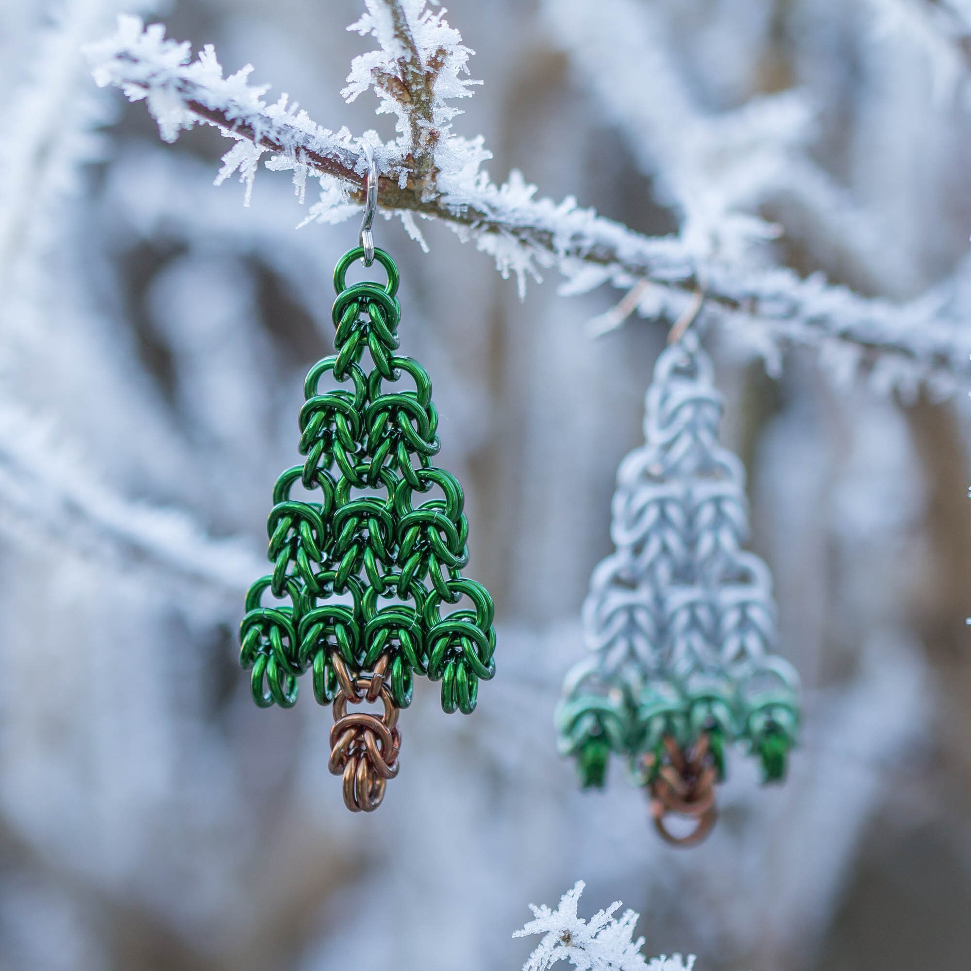 Fir-tree Tutorial PDF 2 Sizes Chainmaille Tutorial Jewelry - Etsy