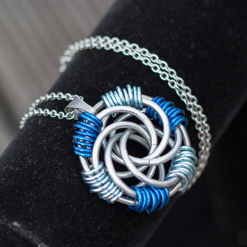 Vortex Tutorial 6 Sizes Chainmaille Jewelry Chain Maille | Etsy