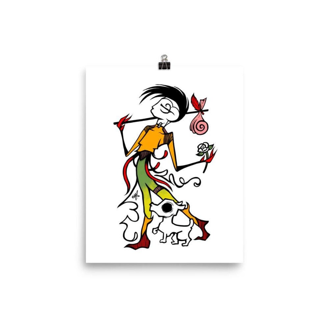 The Fool Poster (white Background) - Etsy