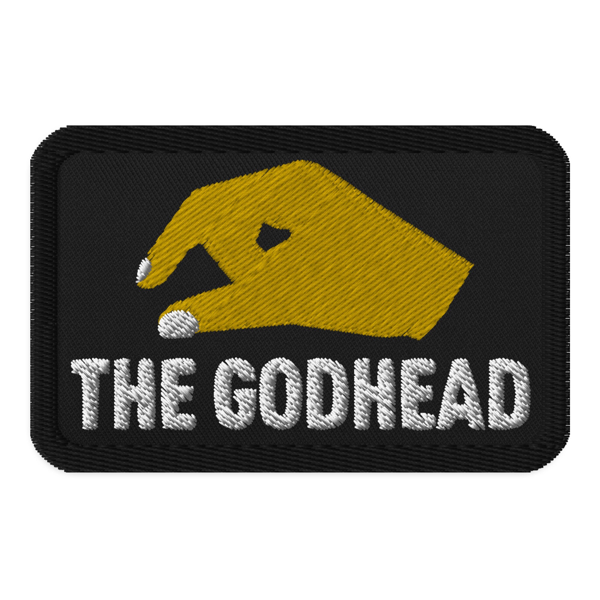 The Godhead Hand Sign Embroidered Patches - Etsy