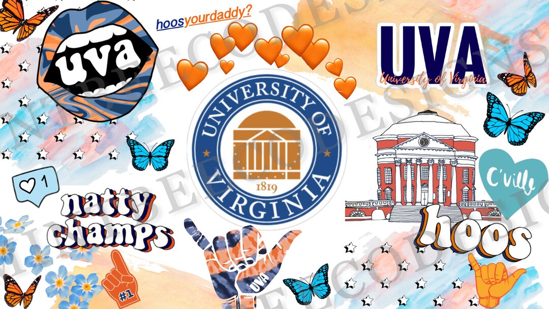 UVA HOOS Desktop Wallpaper Design! - Etsy