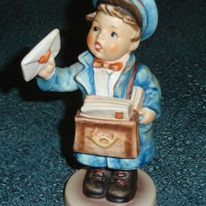 Vintage postman Goebel Hummel Mailman Figurine 119 TMK5 Cute ...